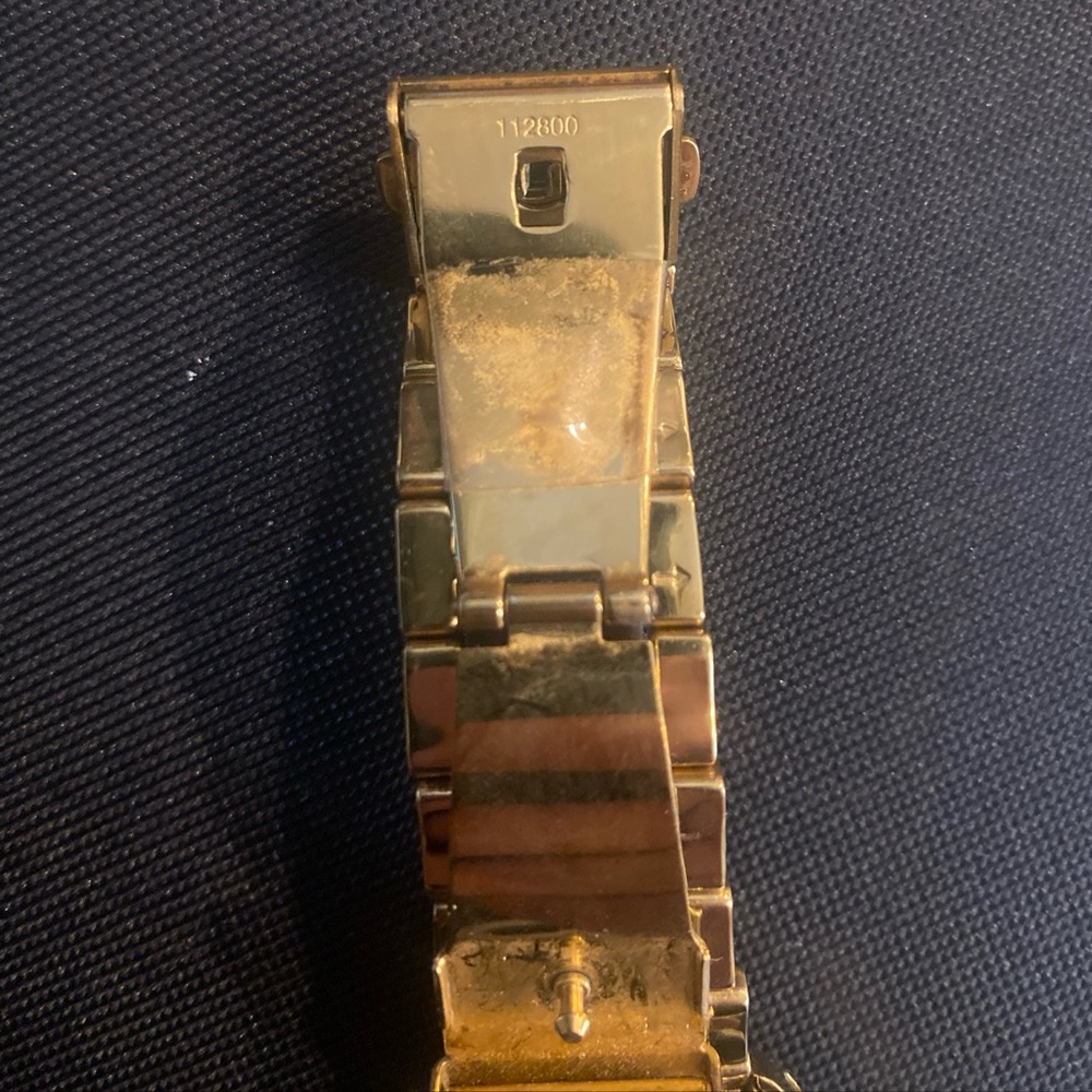 Mk Tribeca Chronograph Watch In Gold - Gem